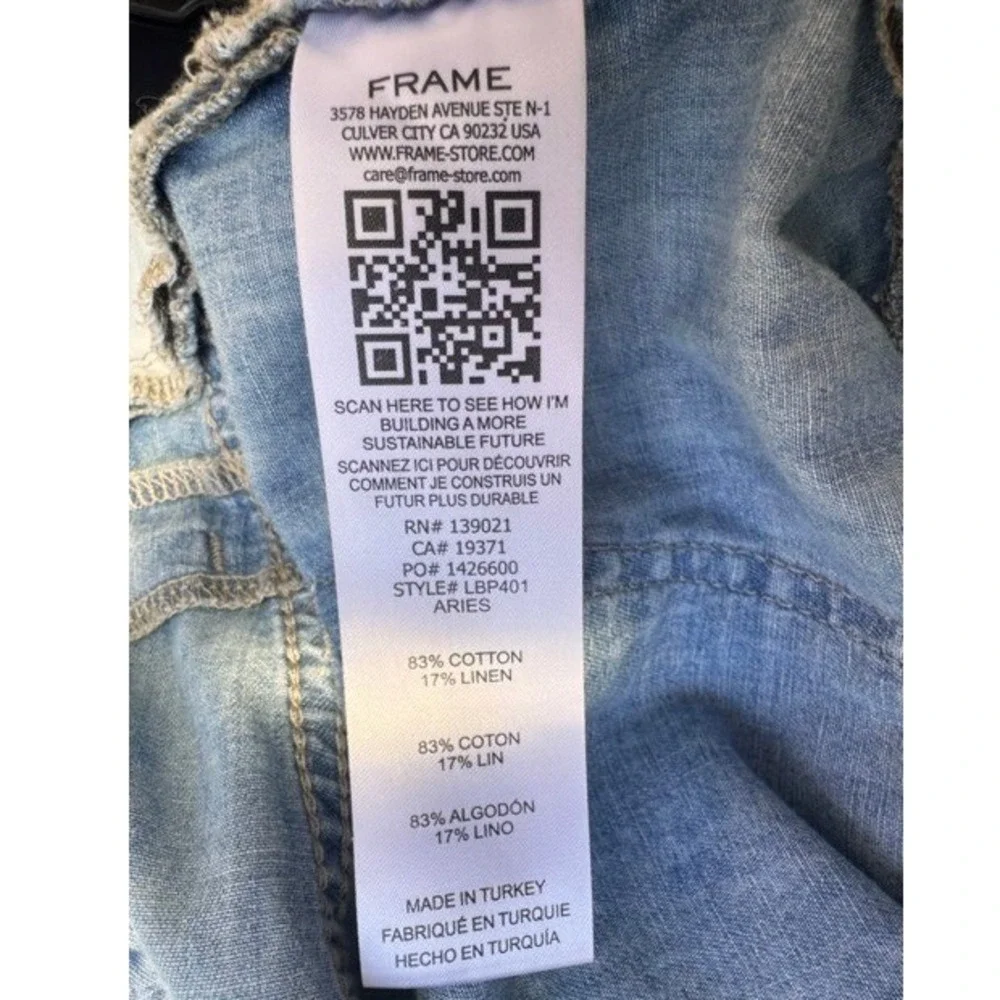 Frame Denim | Jeans | Frame Le Baggy Palazzo Light Blue High Rise Wide ...